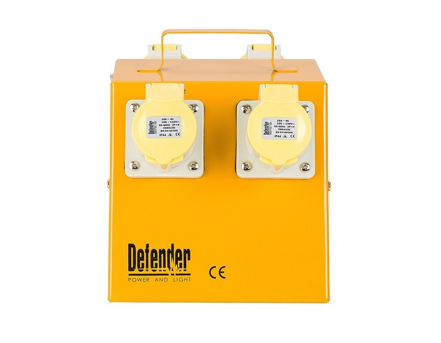 VI Distribution - Defender 110v 4 Way Classic 16a Splitter