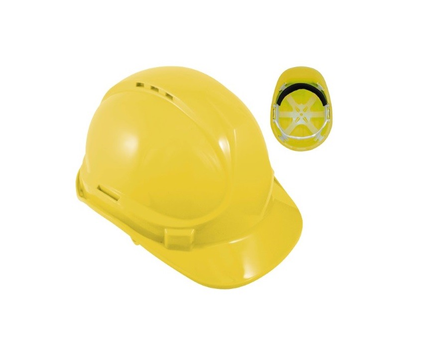 VI Distribution - 6 Point Safety Helmet - Yellow