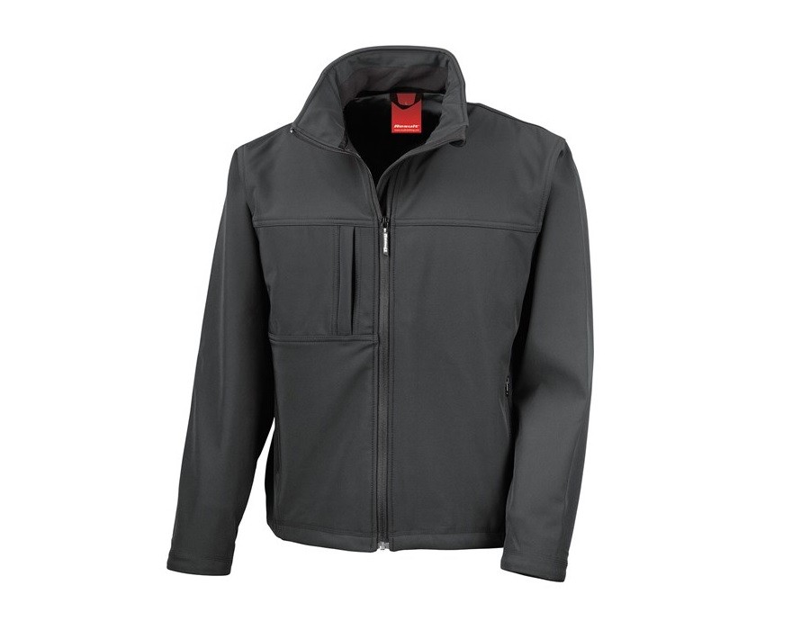 VI Distribution - Result Classic Black Soft Shell Jacket