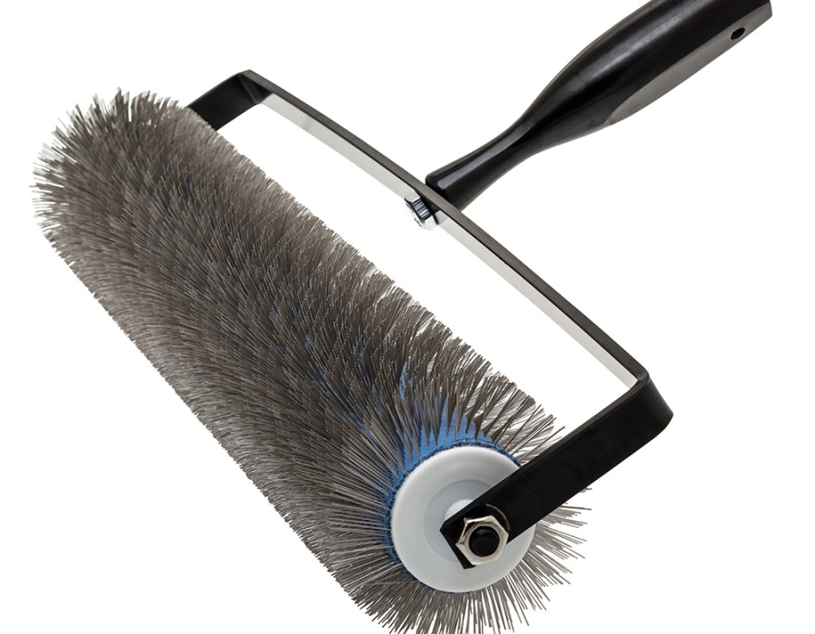 VI Distribution - 500mm (20") Metal Spiked Roller 18mm Spike Length